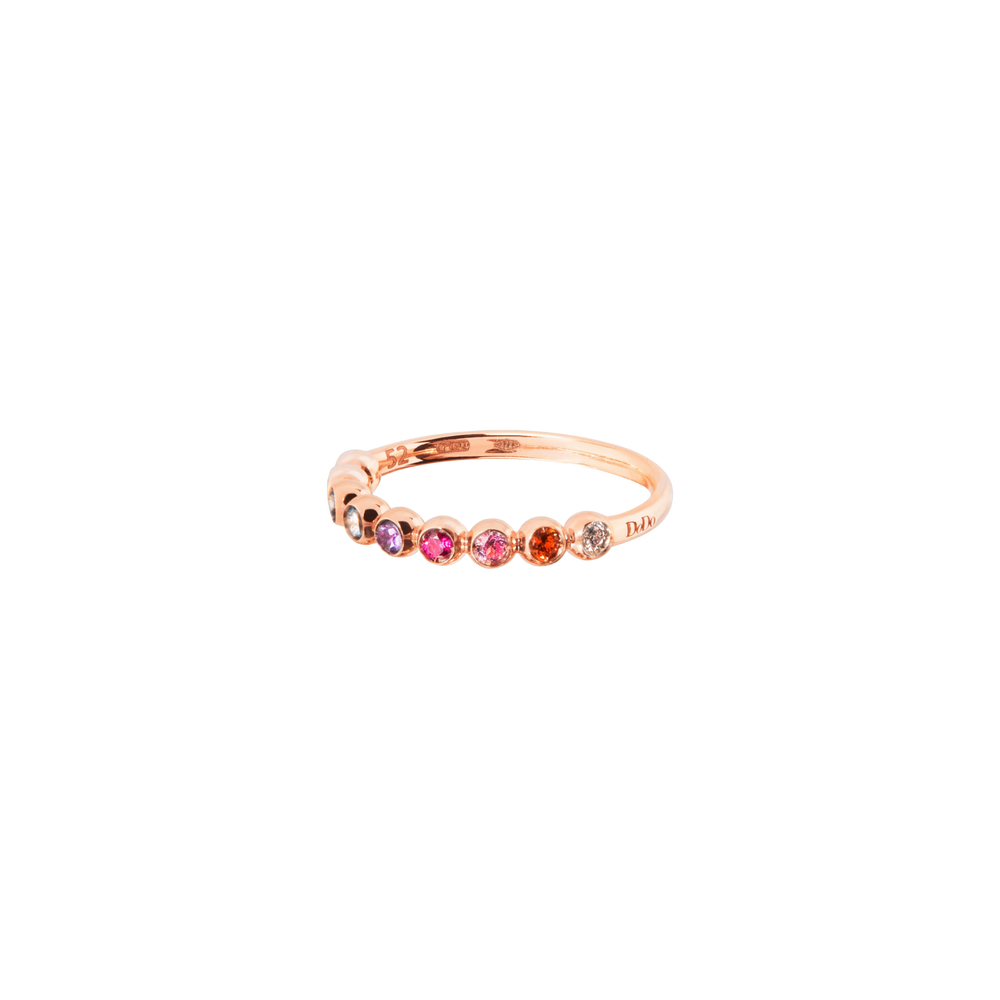 DoDo Ring Bollicine Colour aus 375 Rosegold – juwelierlun